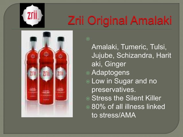 Zrii Presentation | PPT