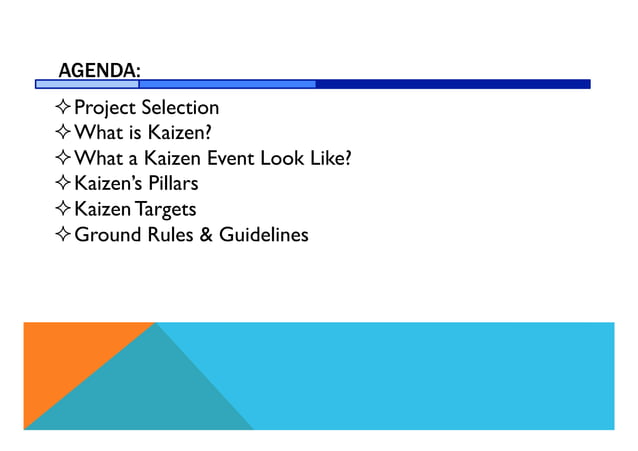 Continual process improvement with kaizen v1 | PDF