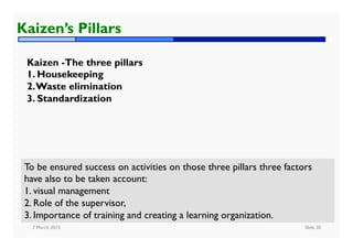 Continual process improvement with kaizen v1 | PDF