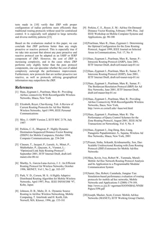 Zone Routing Protocol (ZRP) | PDF | Internet of Things | Internet