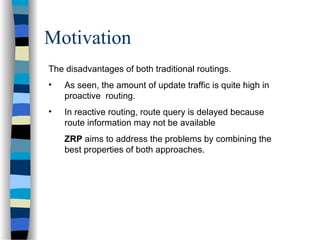 Zone Routing Protocol (ZRP) in Adhoc Network.ppt
