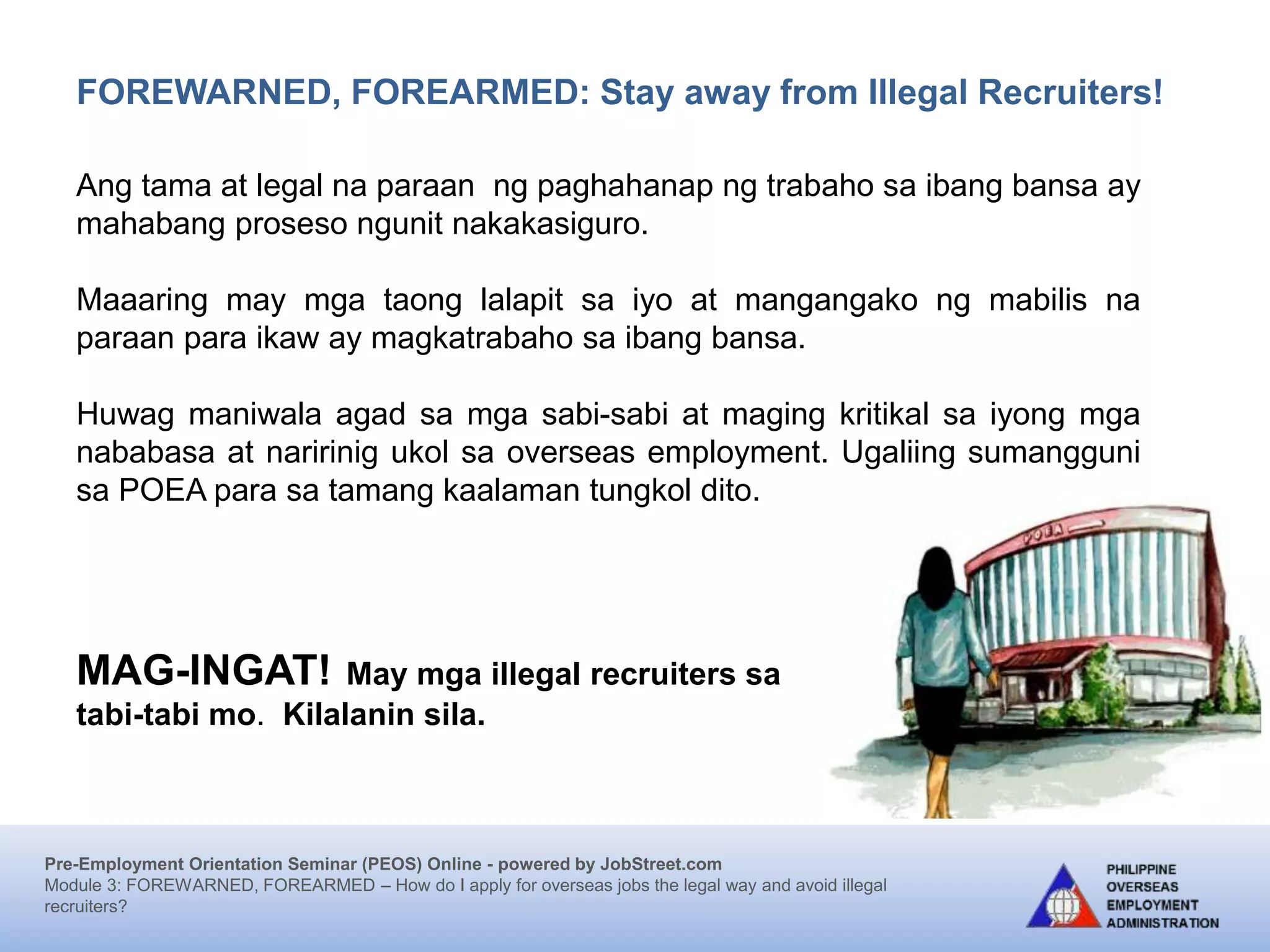 Filipino^module 3 forewarned, forearmed | PPTX