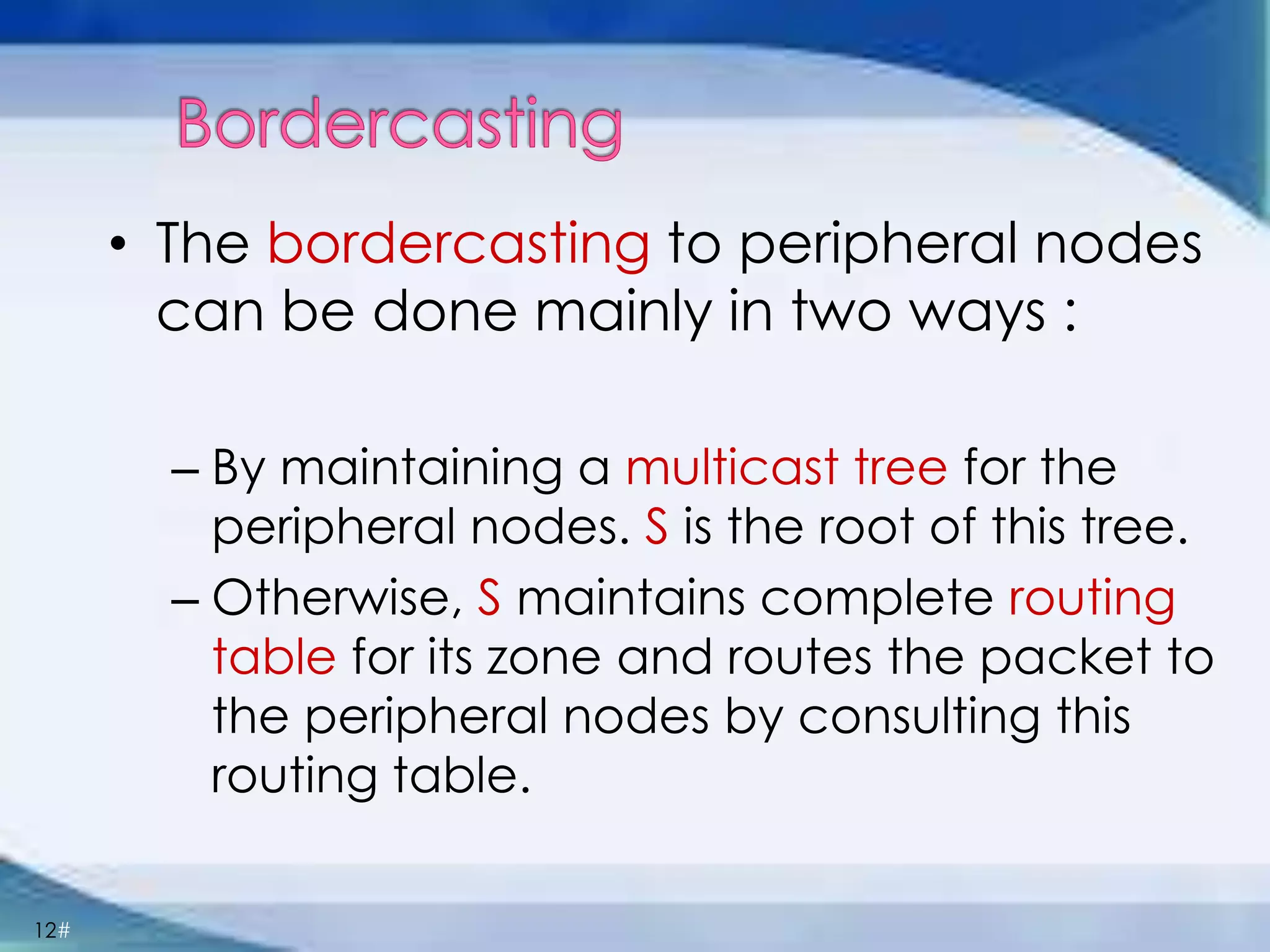 Zone Routing Protocol Pptx Computer Networking Computing