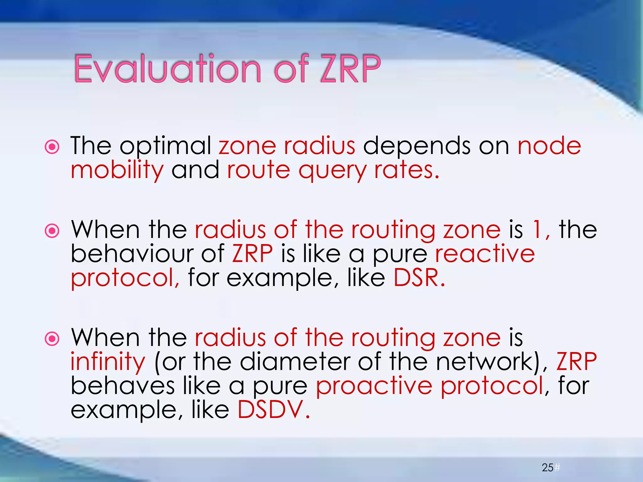 Zone Routing Protocol Pptx Computer Networking Computing