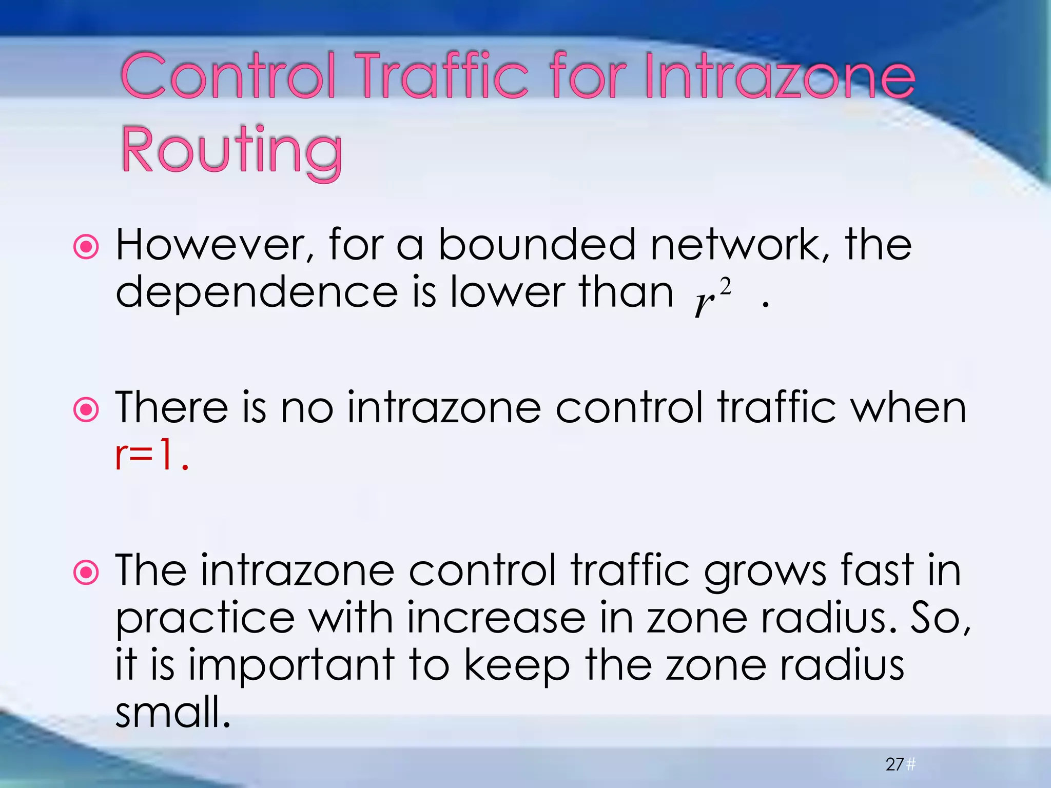 Zone Routing Protocol | PPTX | Computer Networking | Computing