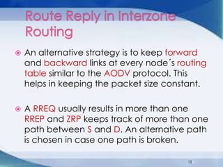 Zone Routing Protocol | PPTX