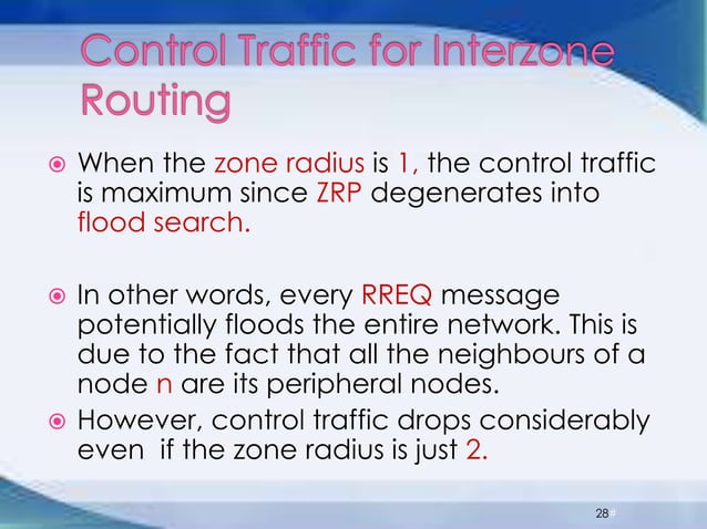 Zone Routing Protocol Pptx Computer Networking Computing