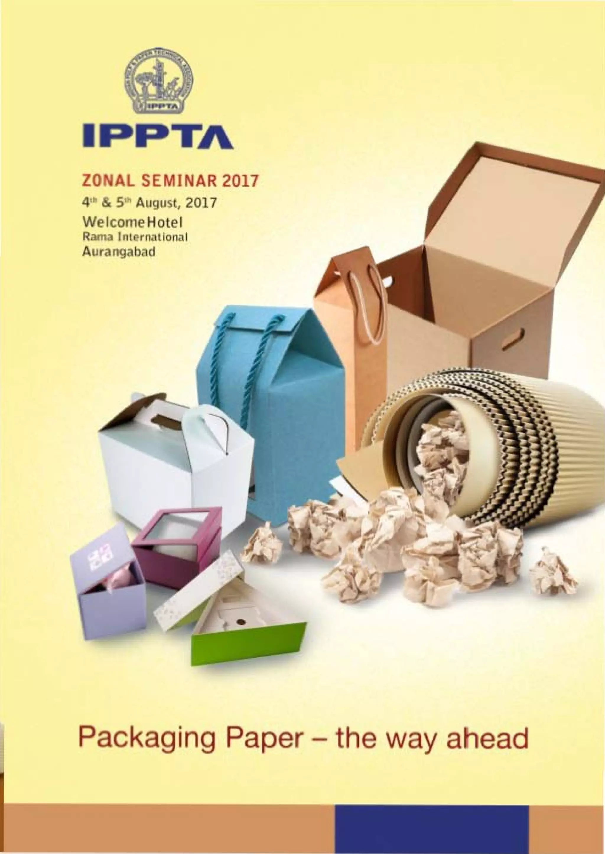 Brochure of IPPTA Zonal Seminar | PDF