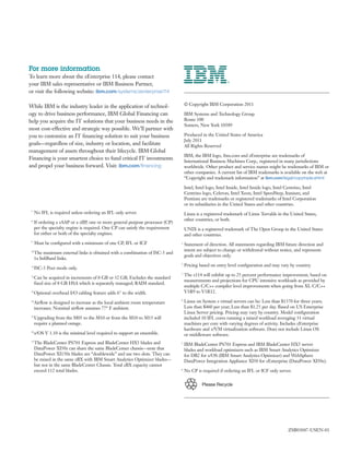 IBM zEnterprise 114 (z114) | PDF