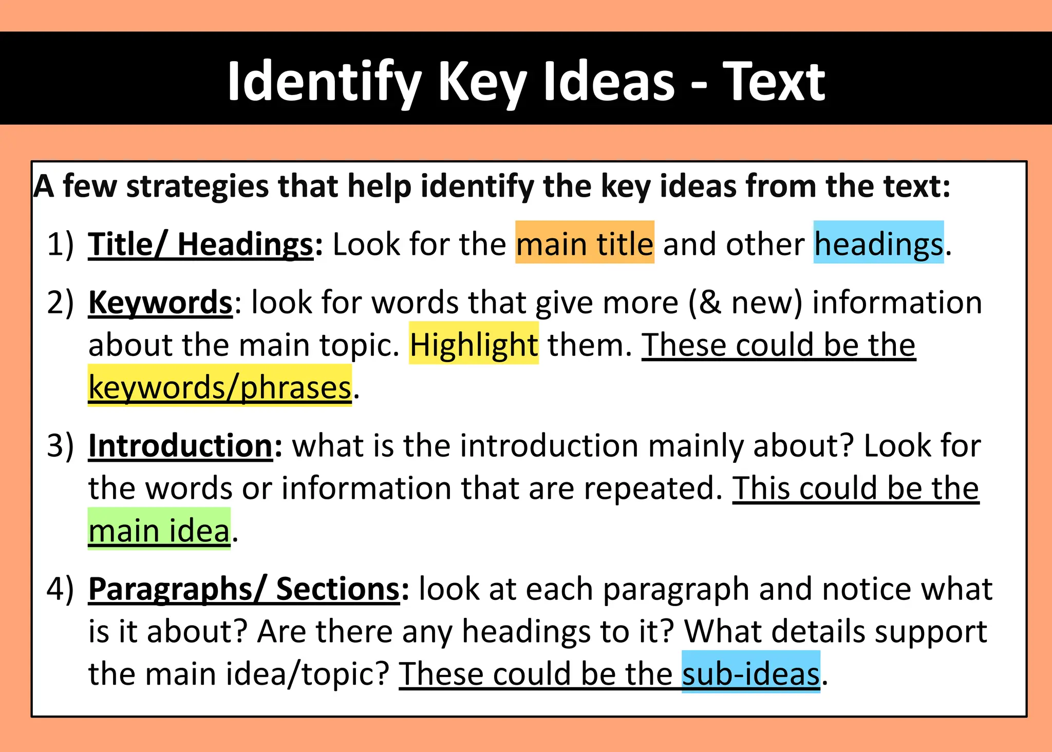 Note Taking Presentation meant for Grade 4 | PDF