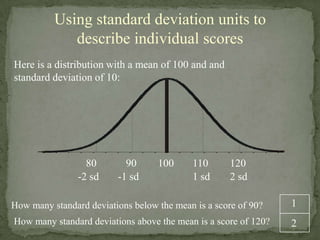Z scores lecture chapter 2 and 4 | PPTX