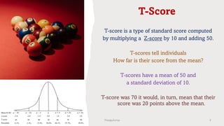 Z Score,T Score, Percential Rank and Box Plot Graph | PDF
