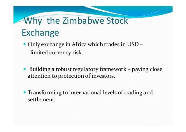 Zimbabwe Stock Exchange Benefits
