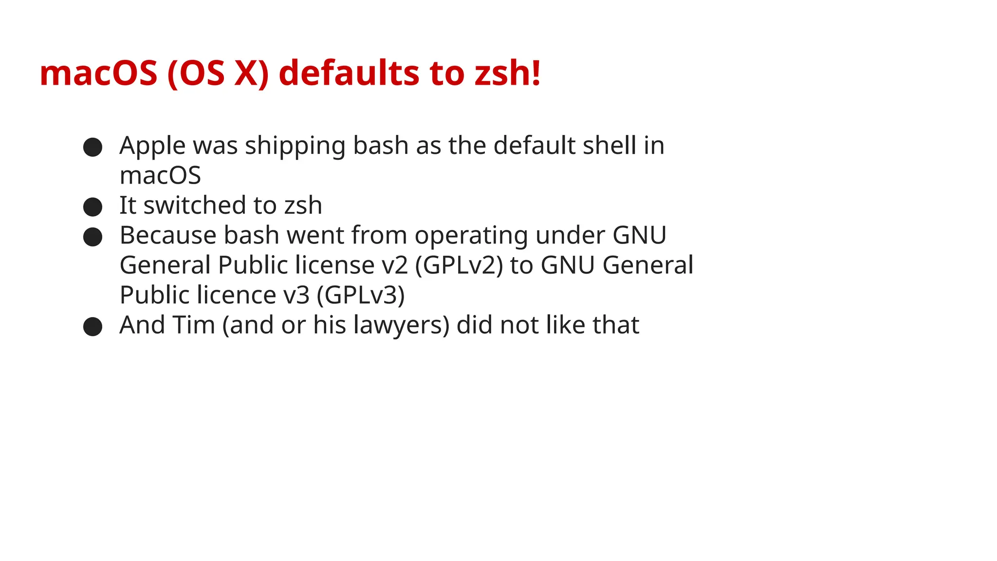 Should you use zsh? . | PPT