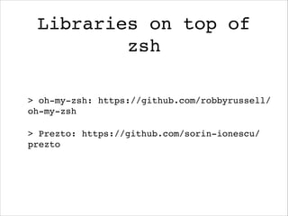 Zsh shell-for-humans | PDF | Operating Systems | Computer Software and Applications