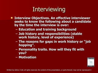 Zs Interviewing Know How | PPT