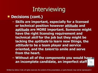 Zs Interviewing Know How | PPT
