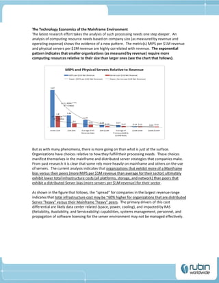 The Surprising Technology Economics of Mainframe vs. Distributed ...