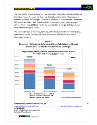 TCA/TCO Benefits of Consolidating Databases and x86 Servers on IBM ...