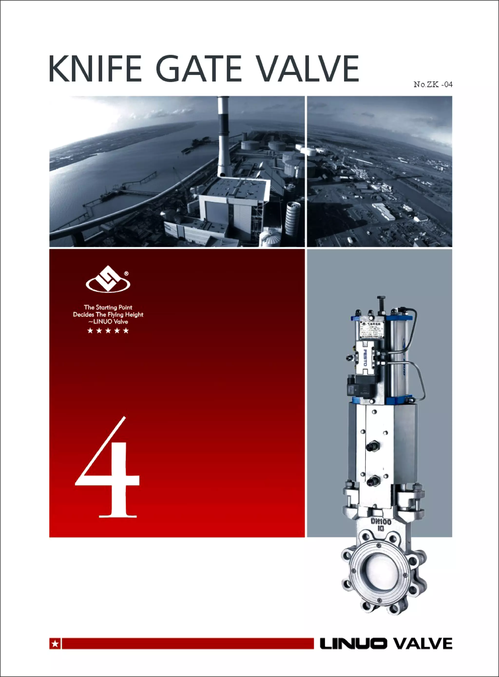 LINUO Valves Pneumatic Knife Gate Valve | PDF | Home Appliances | Home ...