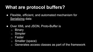 Protocol buffers | PPTX