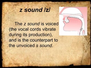 Sounds of Letter Z | PPTX