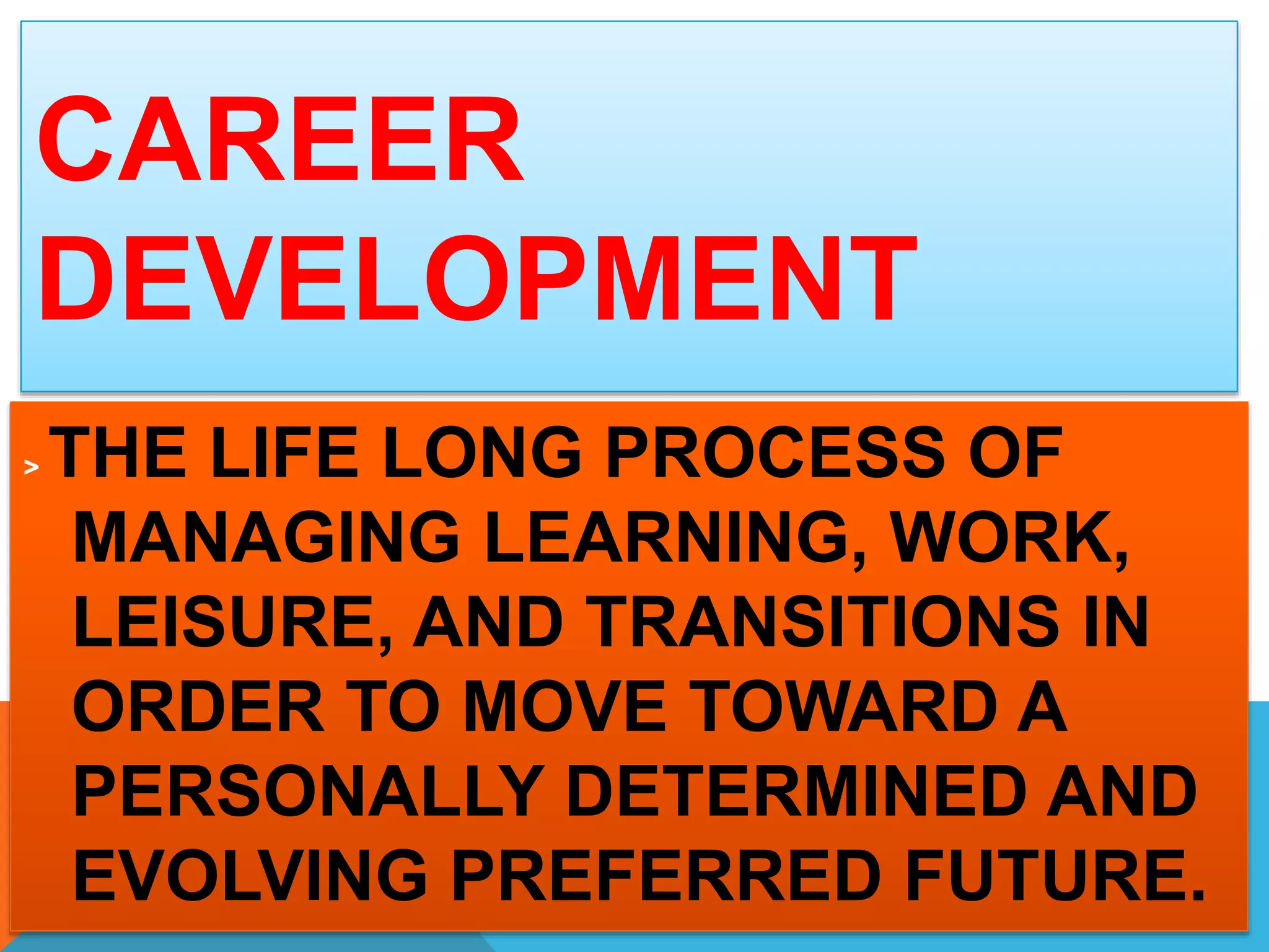 PERSONALITY DEVELOPMENT AND CAREER PATHWAYS | PPTX
