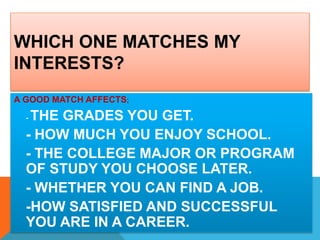 PERSONALITY DEVELOPMENT AND CAREER PATHWAYS | PPTX
