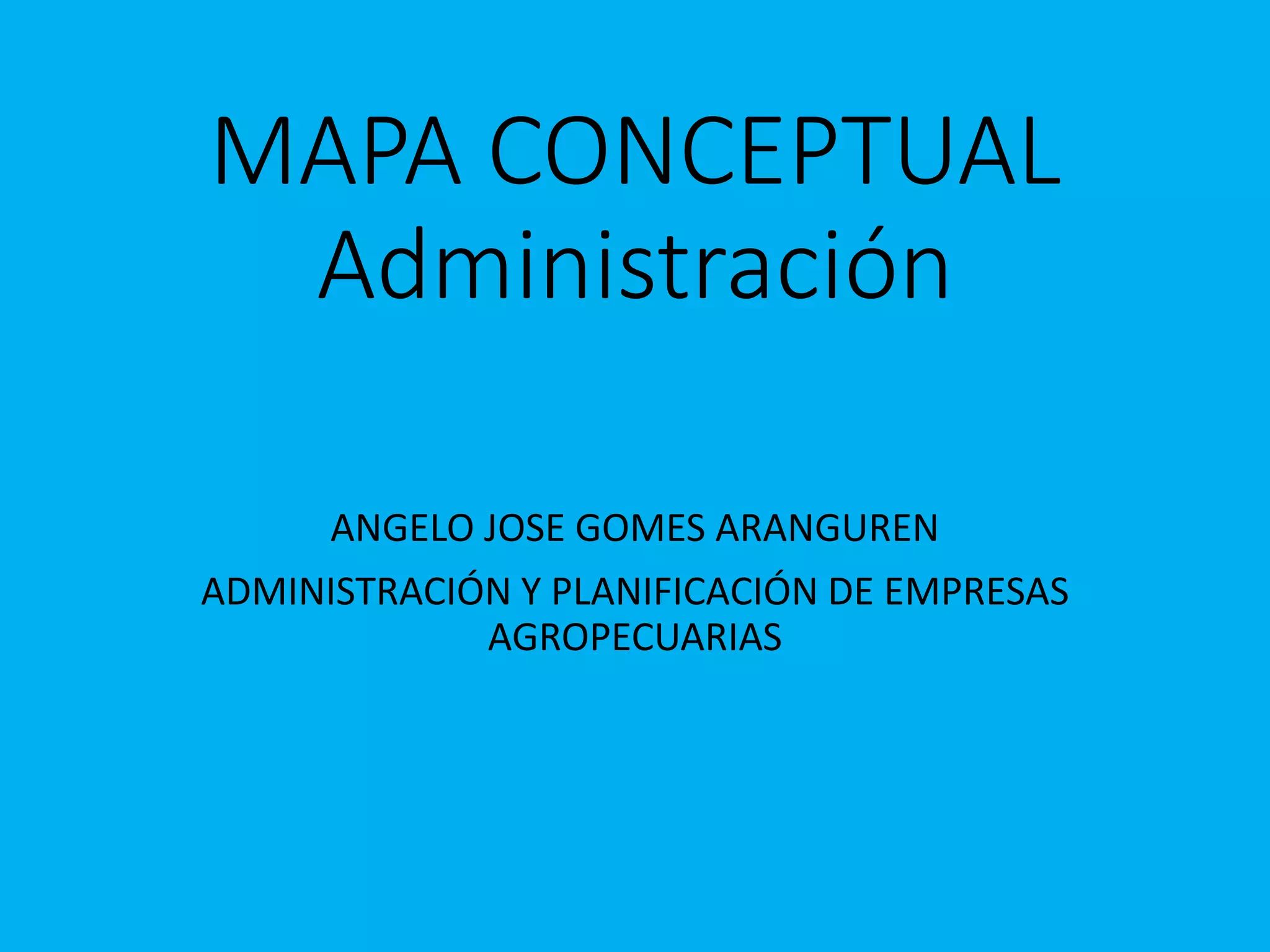Mapa conceptual administracion | PPTX