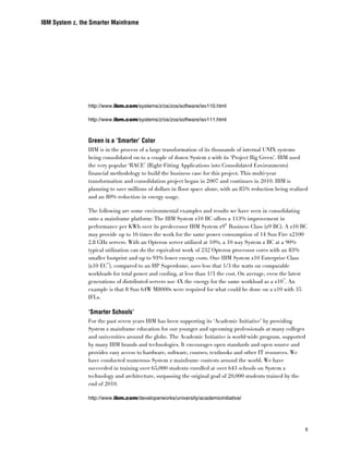 IBM System z, the Smarter Mainframe | PDF