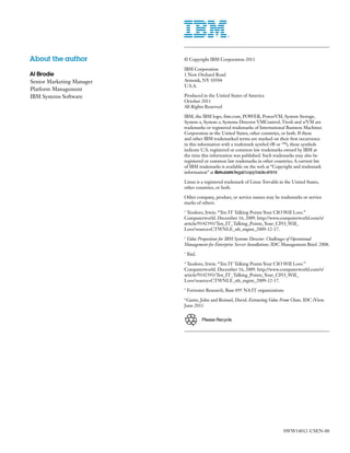 IBM Systems Director | PDF