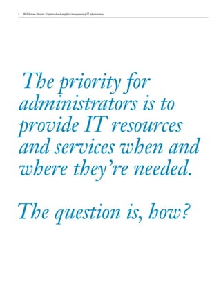 IBM Systems Director | PDF