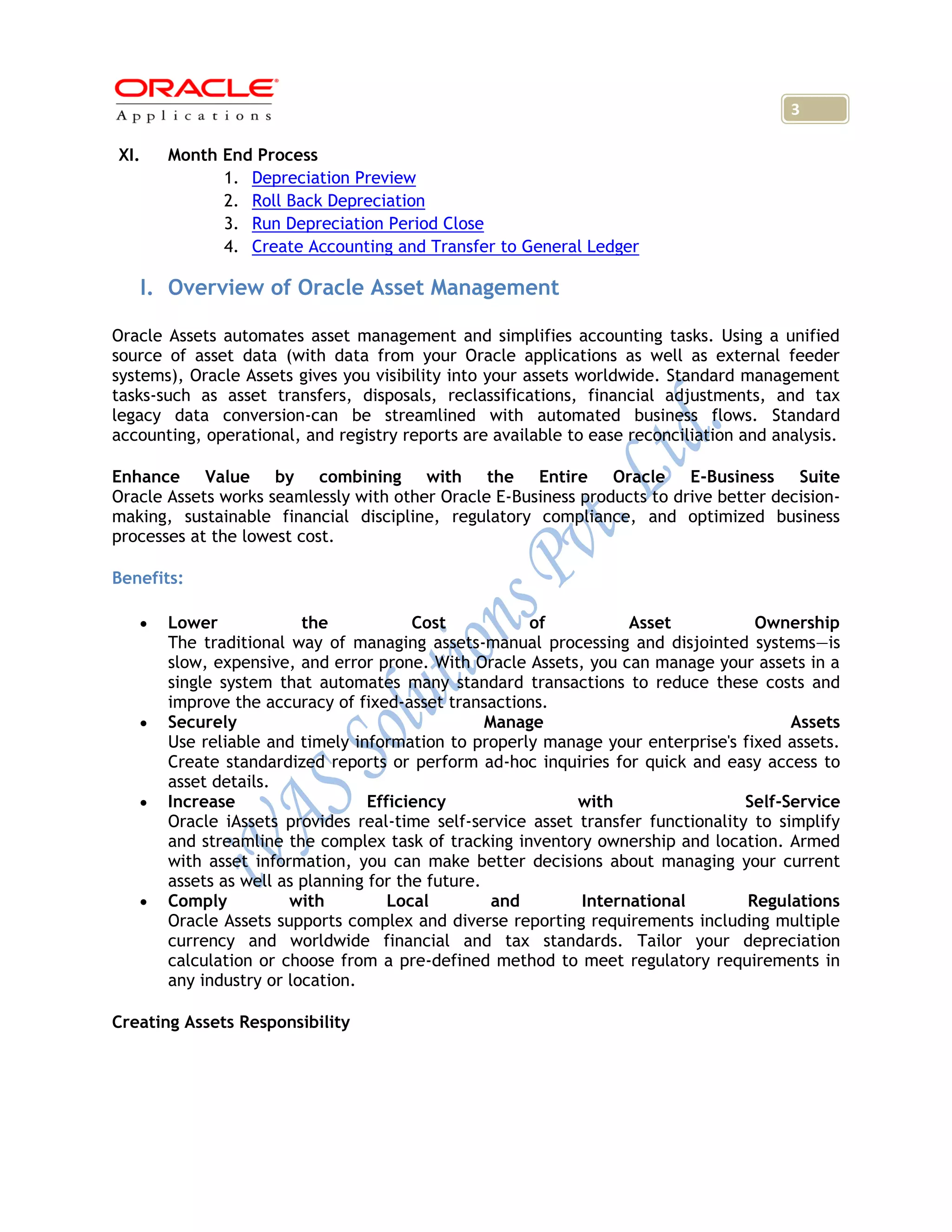 Oracle Fixed assets ivas | PDF