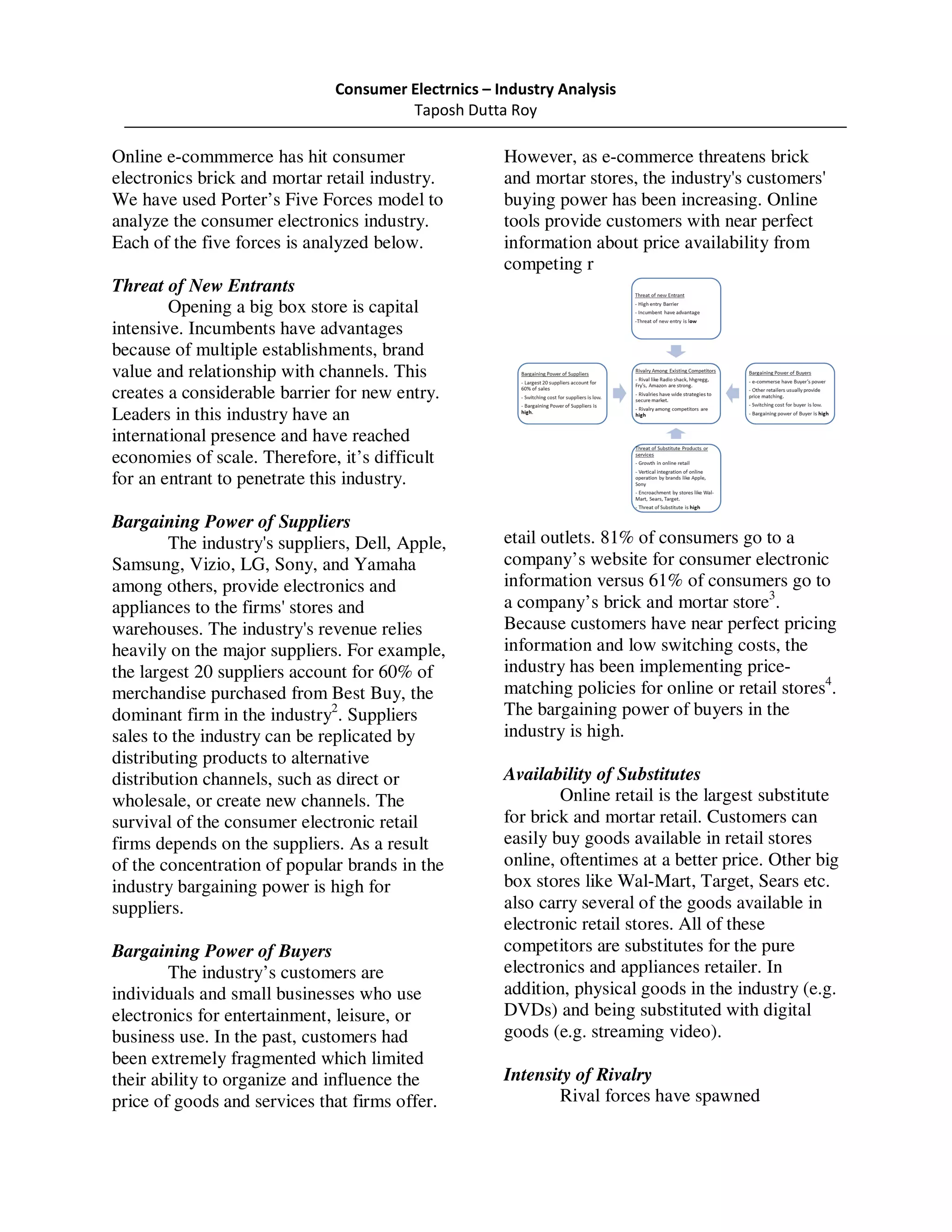 Consumer electronics bm_retail | PDF