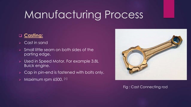 Design and Construction of a Connecting rod | PPT