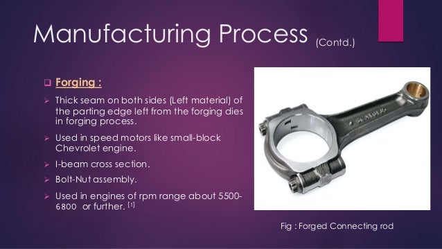Design and Construction of a Connecting rod