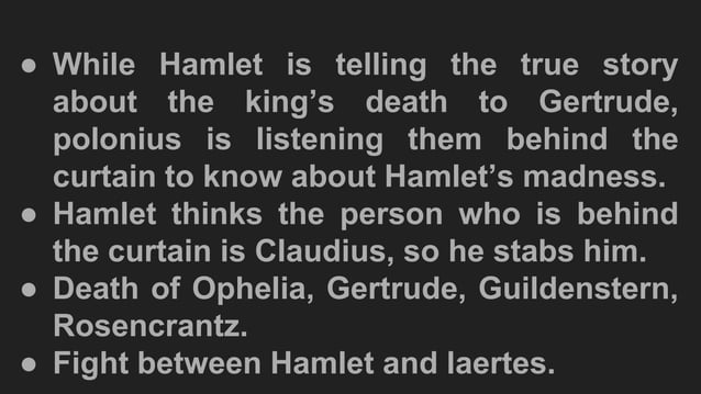 Hamlet As Revenge Play | PPTX