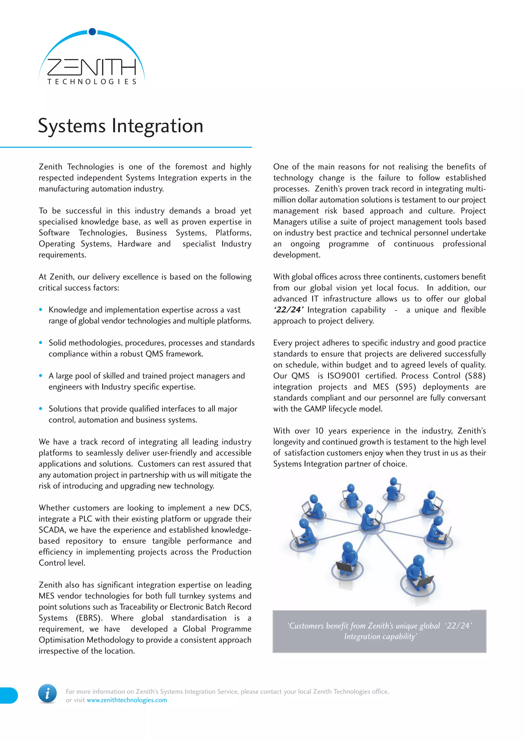 Zenith Technologies eBrochure 2010 | PDF