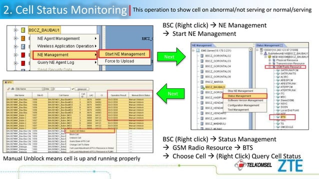 ZTE BSS Operation Quick Guide_Rev4.pptx | Operating Systems | Computer Software and Applications