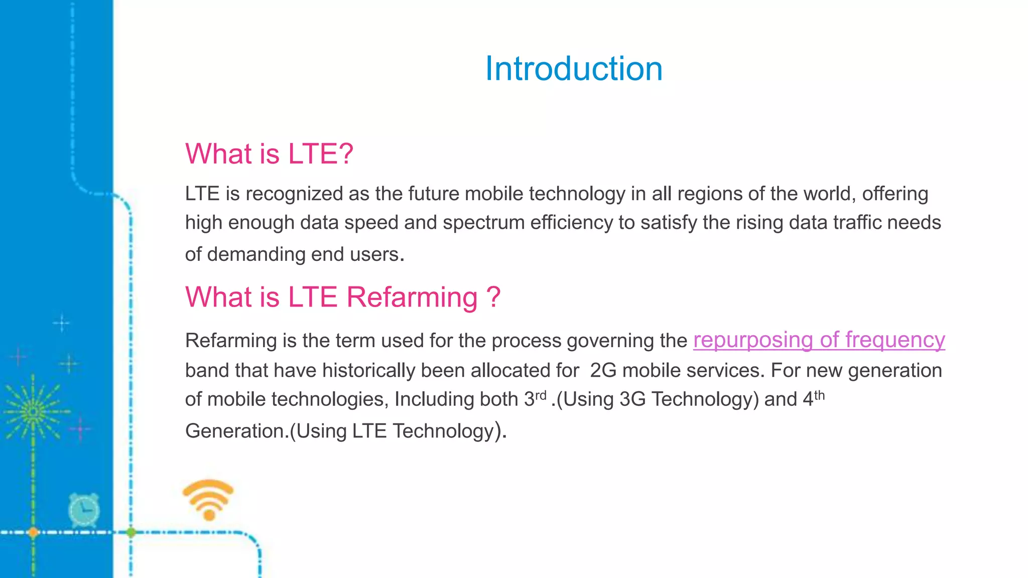 Zte LTE Refarming Technology | PPTX