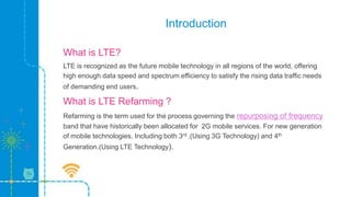 Zte LTE Refarming Technology | PPTX