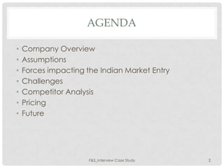 Sample market entry analysis | PPTX