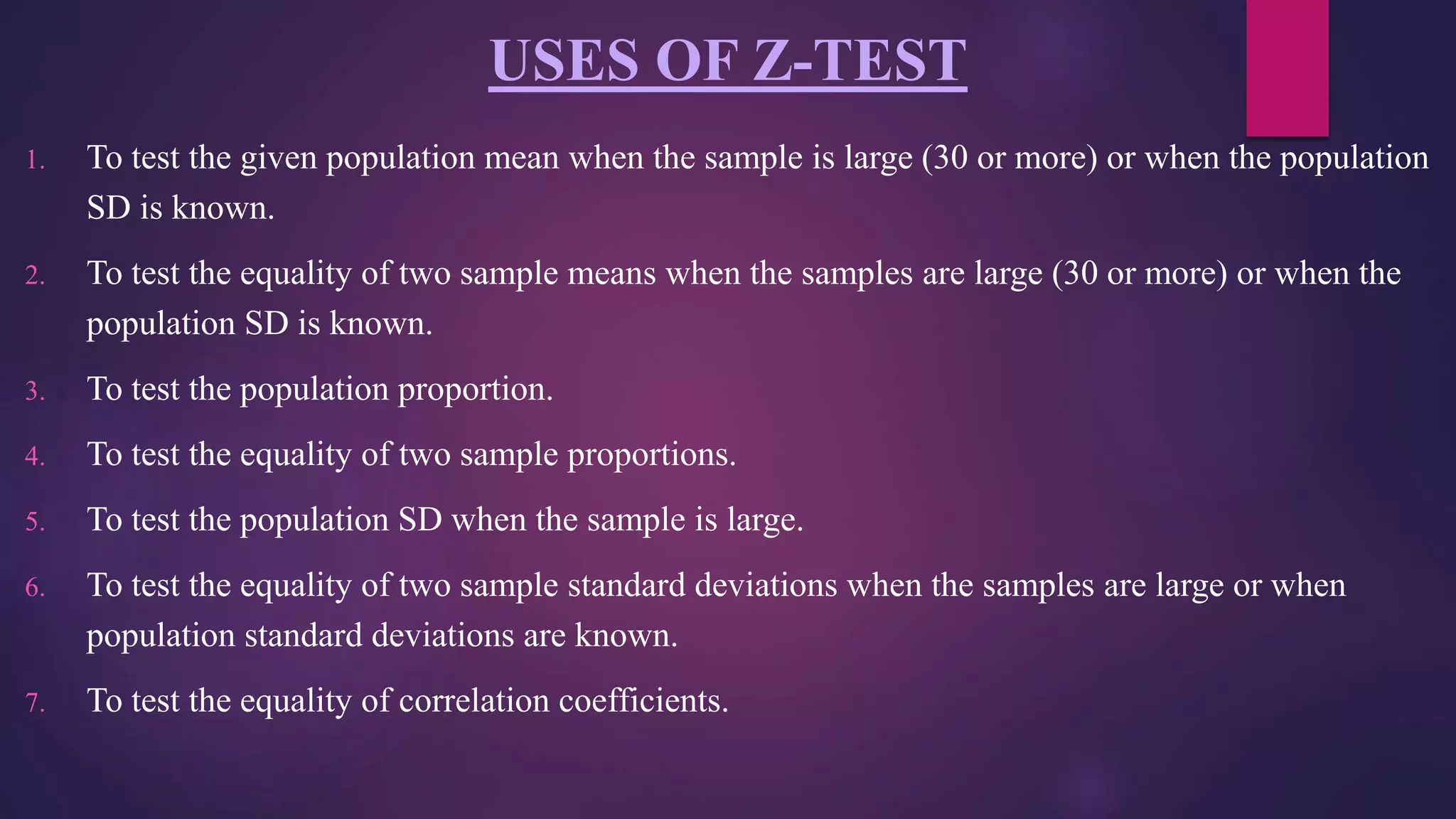Z-test | PPTX