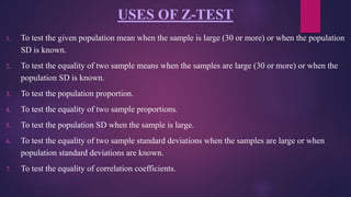 Z-test | PPTX