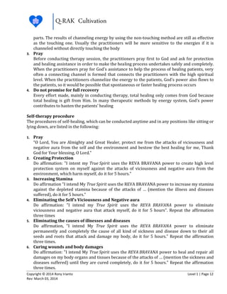 Reiki Handout level 1 | PDF