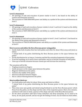 Reiki Handout level 1 | PDF