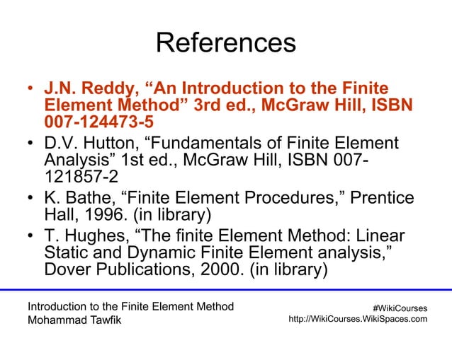 FEM: Introduction and Weighted Residual Methods | PDF