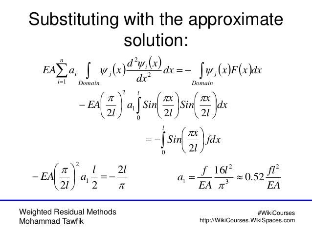 FEM: Introduction and Weighted Residual Methods | PDF
