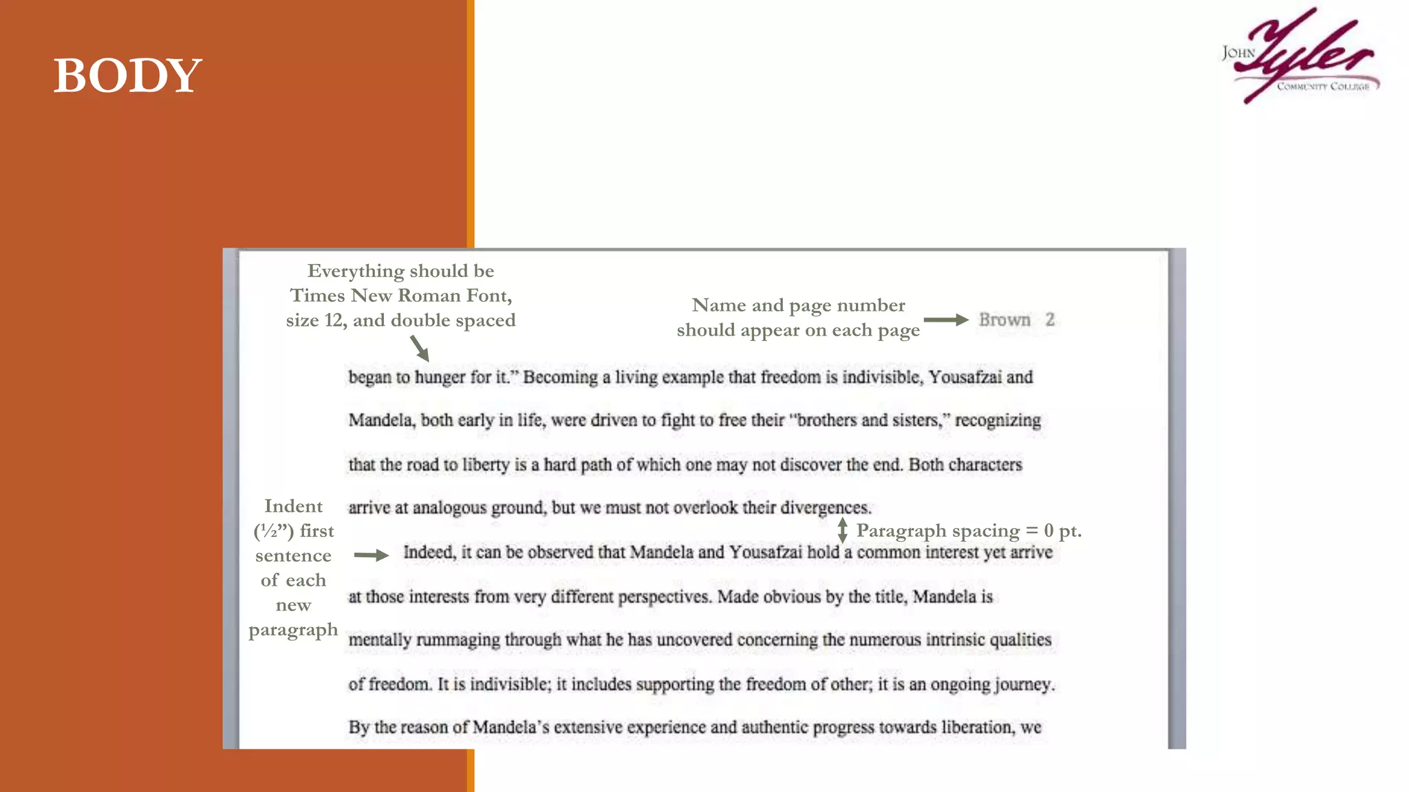 MLA paper format | PPT