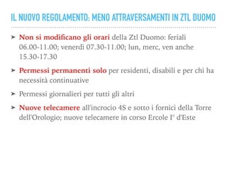 Ztl nuovo regolamento di Ferrara | PDF